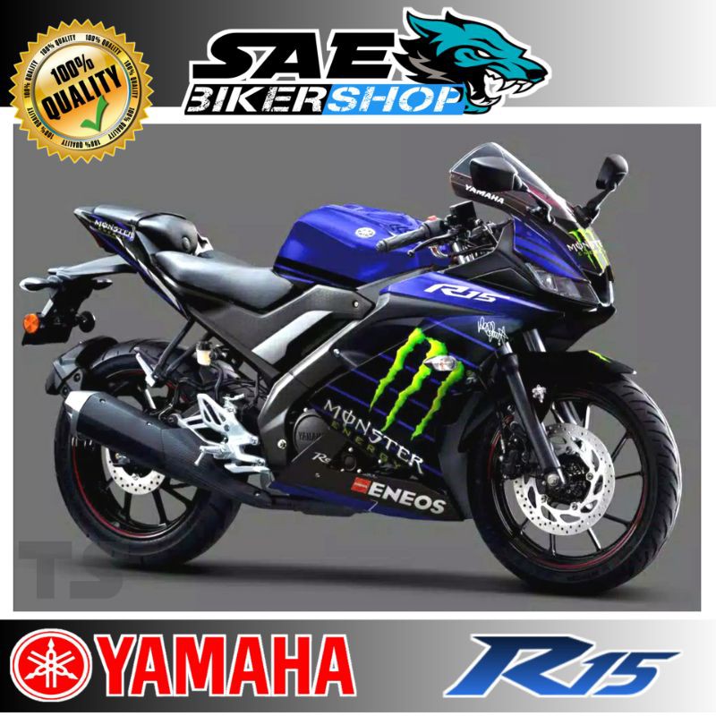 DECAL FULLBODY R15 V3 MONSTER ENERGY | Shopee Philippines
