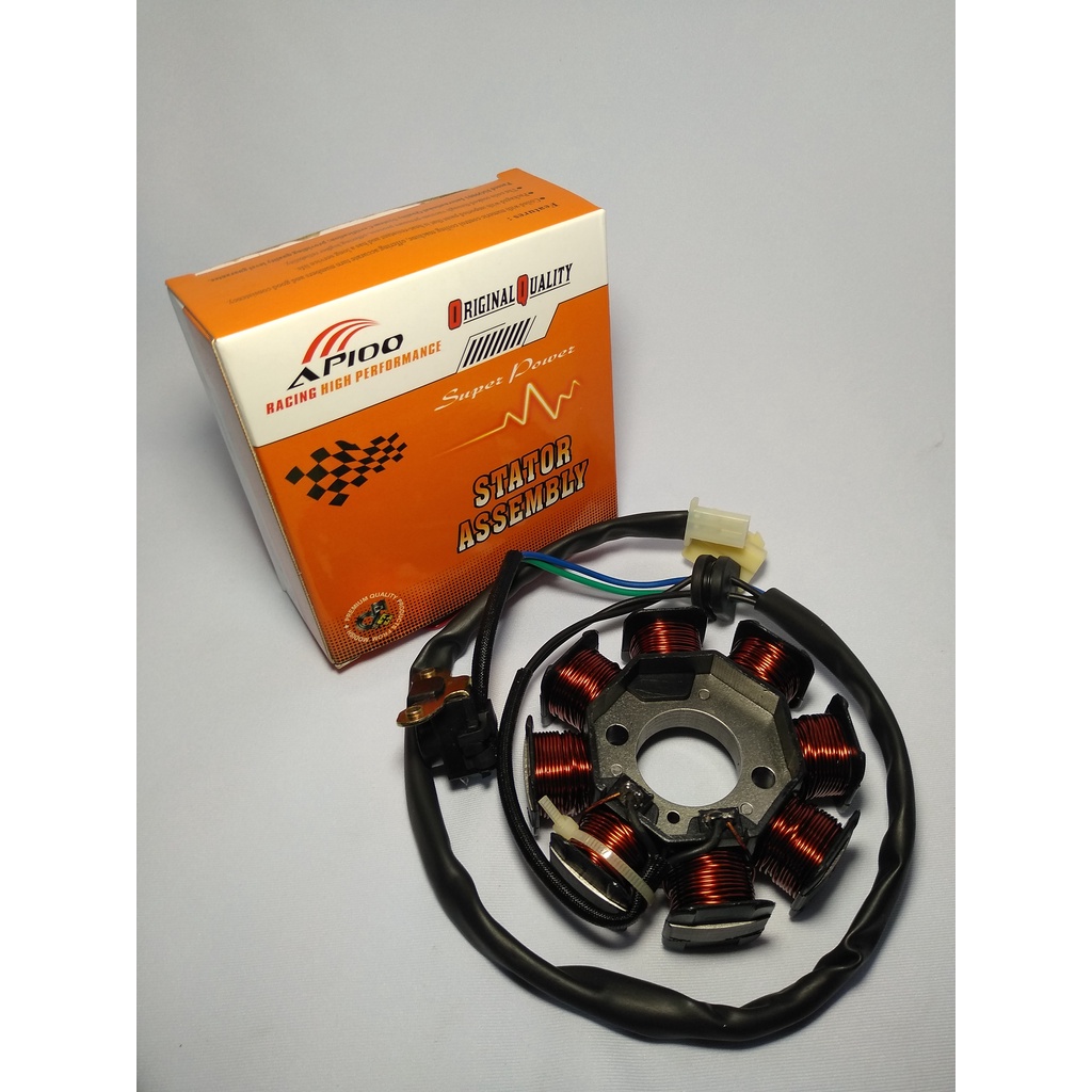 Stator Coil Assembly (XRM, Wave, TMX, Lifan, Barako, Fury, STX, CT100 ...