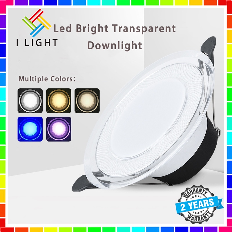 Led Pin Light Dimming 3 Color Downlight For Ceiling Purple Blue Warm ...