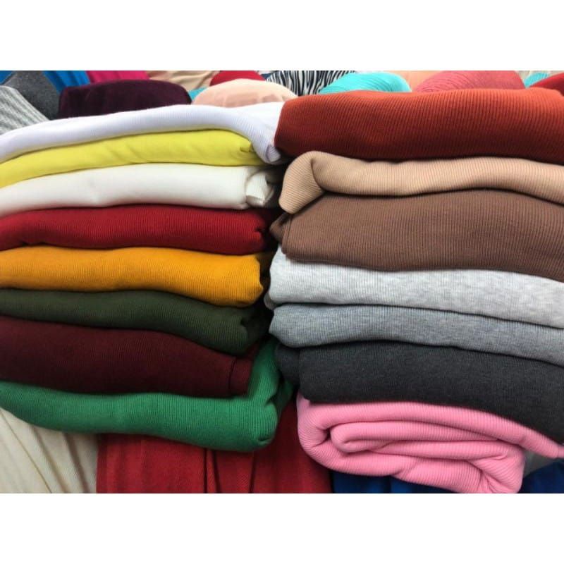 Cvc RIB KNIT Fabric (Price Listed per 1 Meter) | Shopee Philippines
