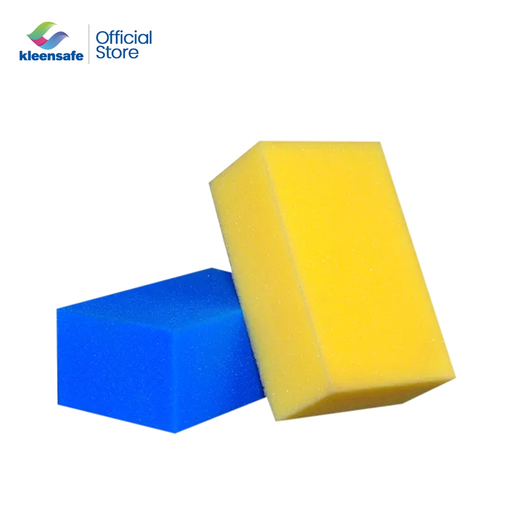 Kleensafe Heavy Duty Sponge Block 2x3x5in Dish Foam Scrubber Pads ...