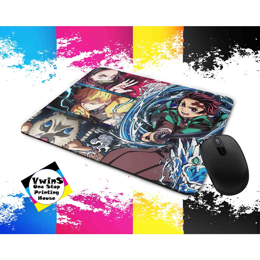 Demon Slayer Kimetsu no Yaiba Anime Design Mouse Pad! Mousepad Part 2 ...