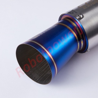 GP Universal 38-51mm Motorcycle Exhaust Pipe Locomotives Baked blue ...
