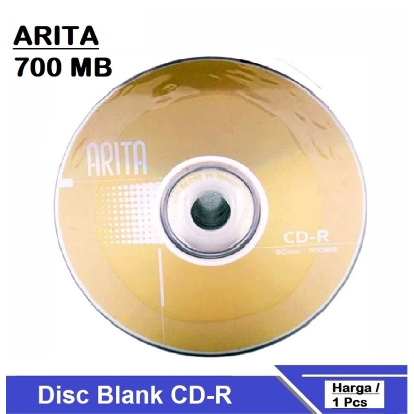 Cd-r Arita 700 MB | Empty CD | Arita CD | Optical Discs | Cdr Arita Compact Disc Gold [READYSHOP ...