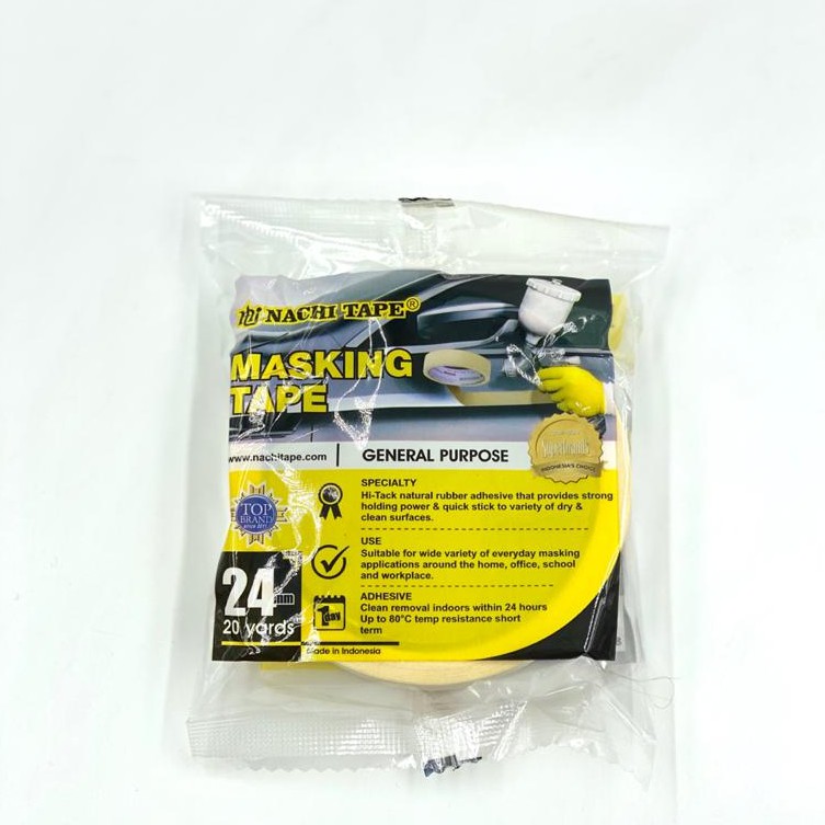 Masking TAPE NACHI 24 mm / NACHI Paper Insulation Duct TAPE 24 mm 1 ...