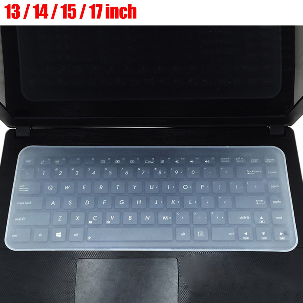 Silicone Waterproof Dust-proof Notebook Laptop Keyboard Protector Cover ...