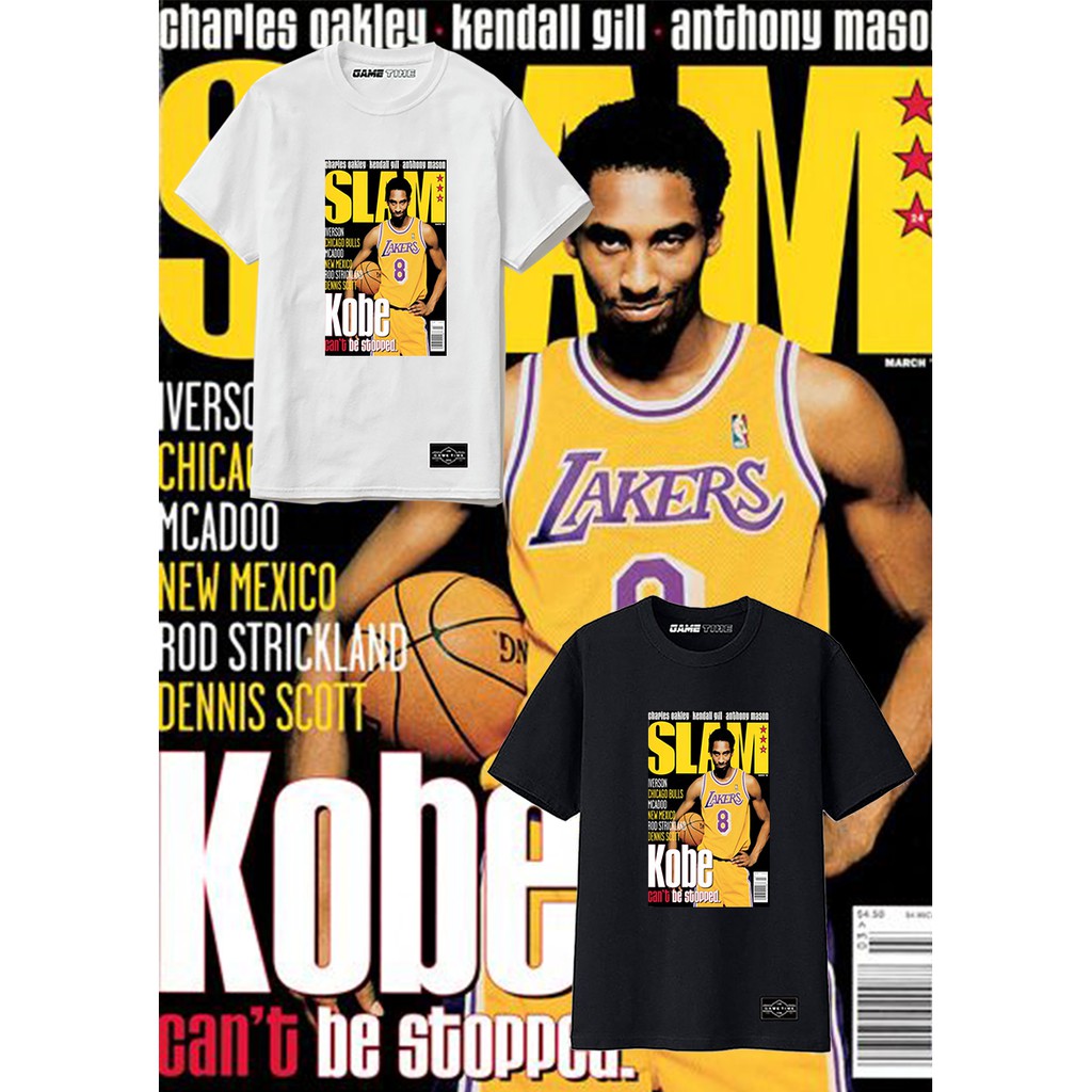 Nba Slam Poster Kobe Bryant Shirt | Shopee Philippines