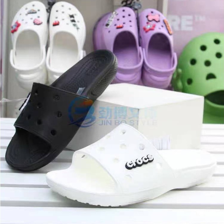 Sunstar Crocs Classic Slides Slippers for Unisex With Crocs Jibbitz ...