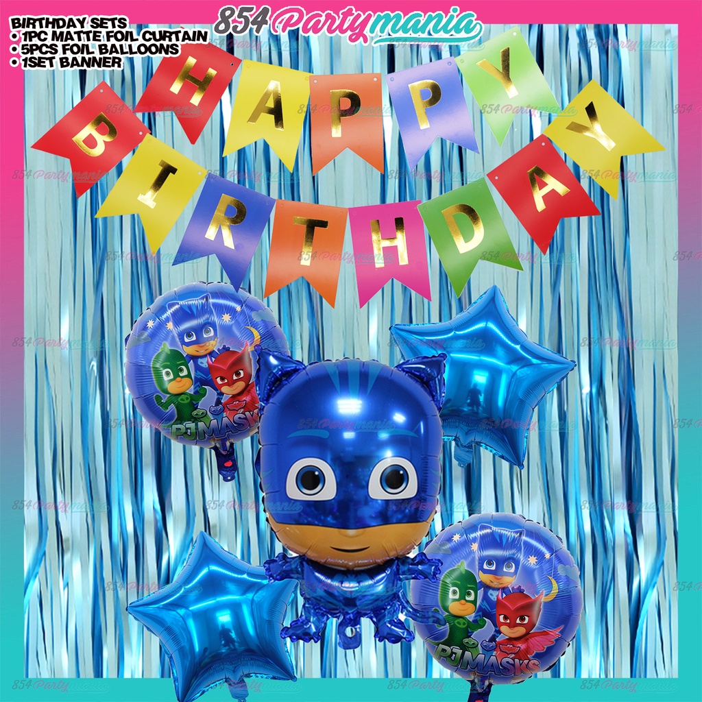 99 Only] PJ masks balloon set promo sets Birthday sets Balloon Party ...