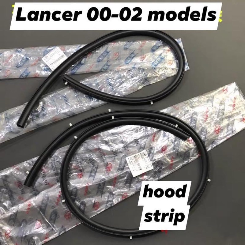 Mitsubishi Lancer 2000 2001 2002 MX hood /bonnet weather rubber strip ...
