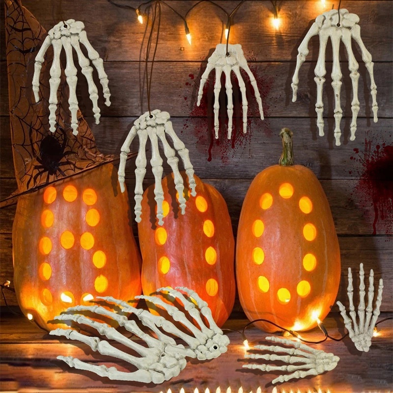 Realistic Human Hand Bone/ Halloween Decoration Skull Skeleton Hands ...