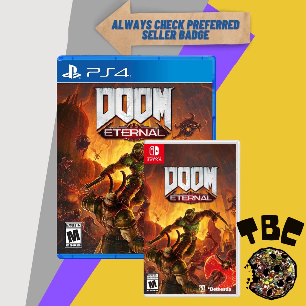 PS4 DOOM Eternal - Playstation 4 [R2] | Shopee Philippines