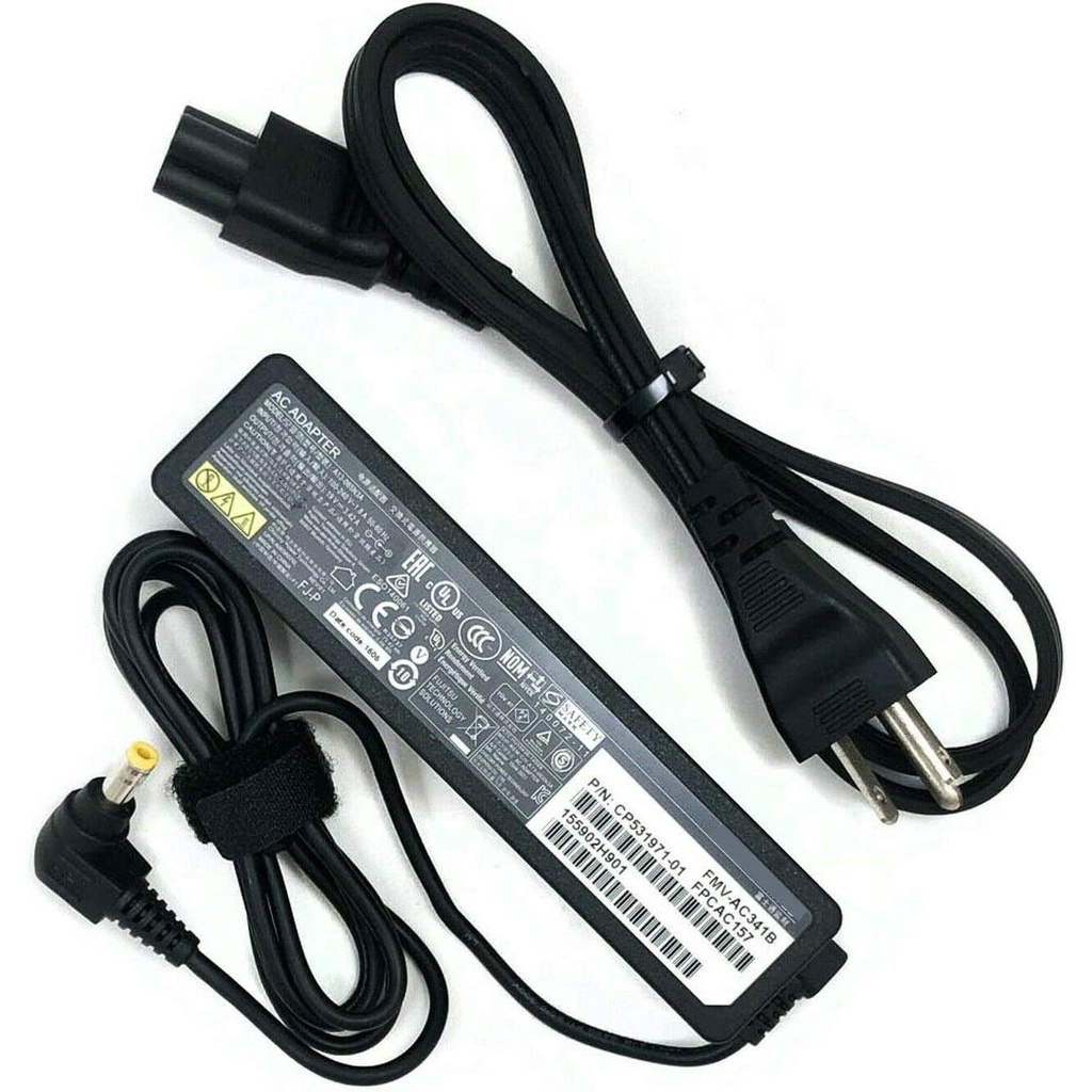 65W 19V 3.42A Ac Adapter for Fujitsu Lifebook E544 E554 E546 E556 E547 ...