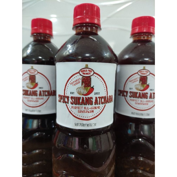 Pampanga's Famous Sukang Atchara (1 Liter) | Shopee Philippines