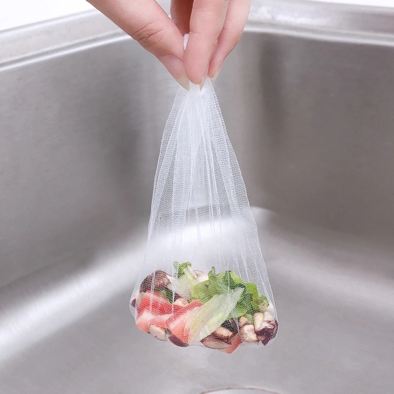 30/100pcs Reusable Garbage Filter Bag for Kitchen Bathroom Trash Sink ...