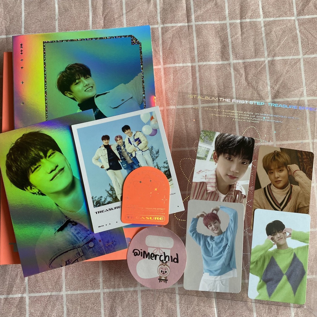 Treasure THE FIRST STEP ALBUM: Treasure Effect orange ver. | Shopee ...
