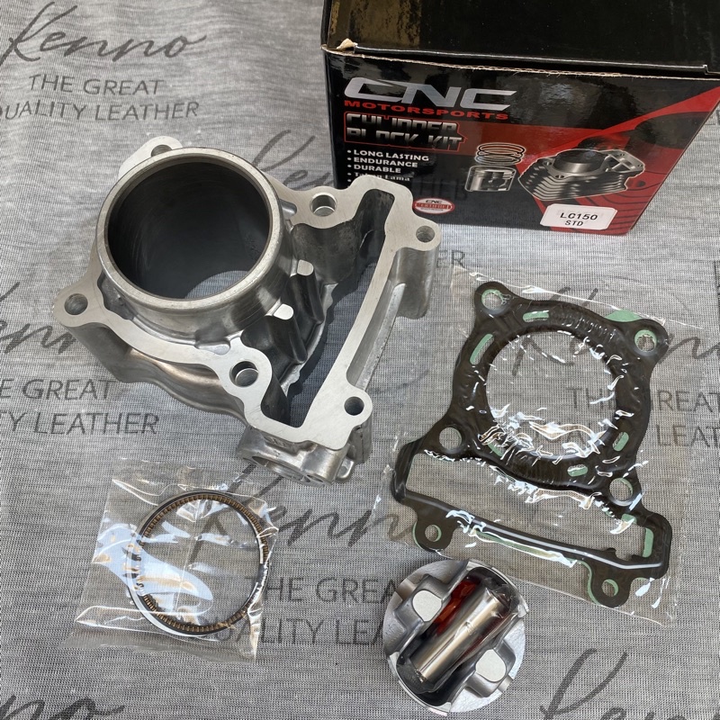 cnc or mutarru cylinder block set sniper150 57mm standard Std with ...