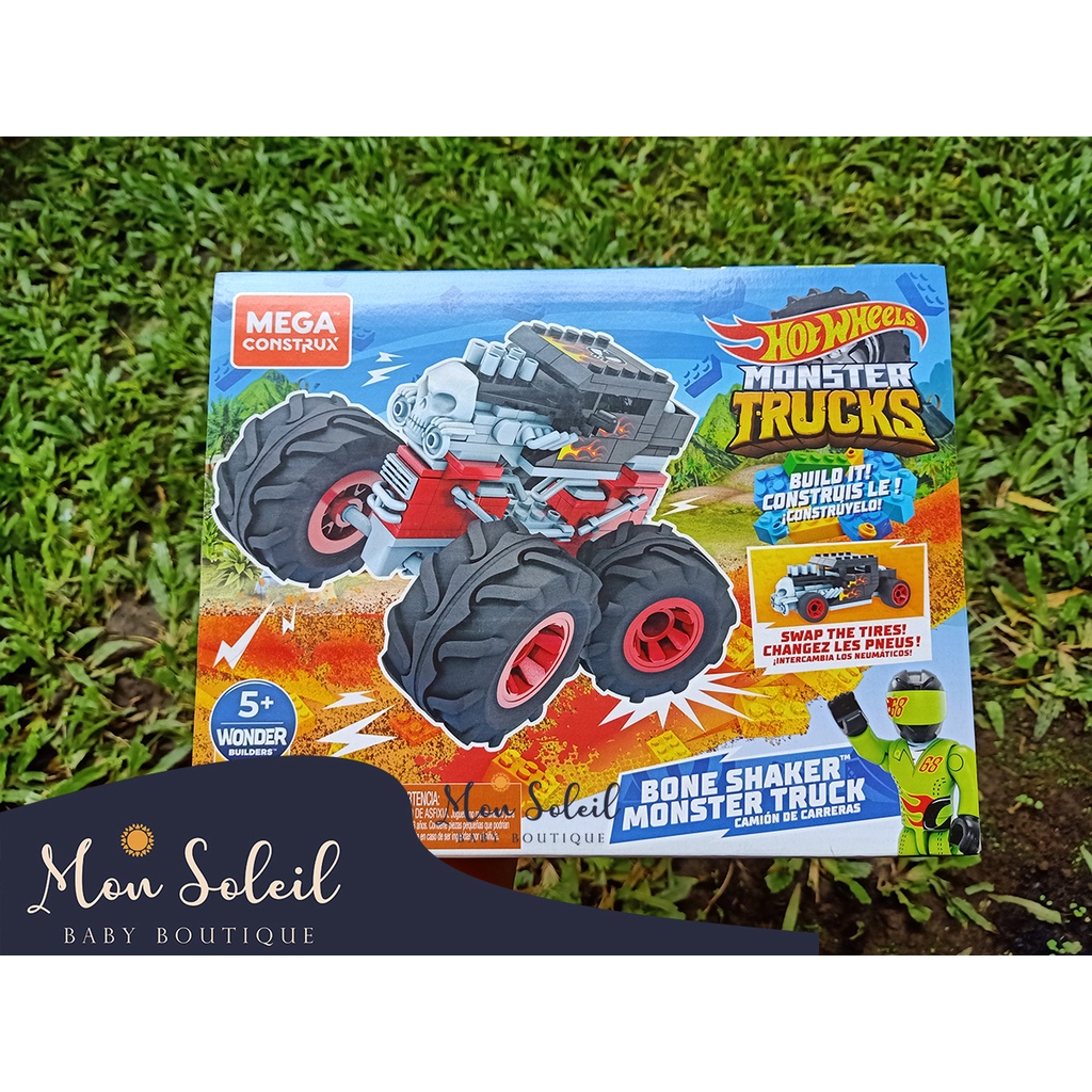 Mega Construx Hot Wheels Monster Truck Building Set Original | Shopee ...