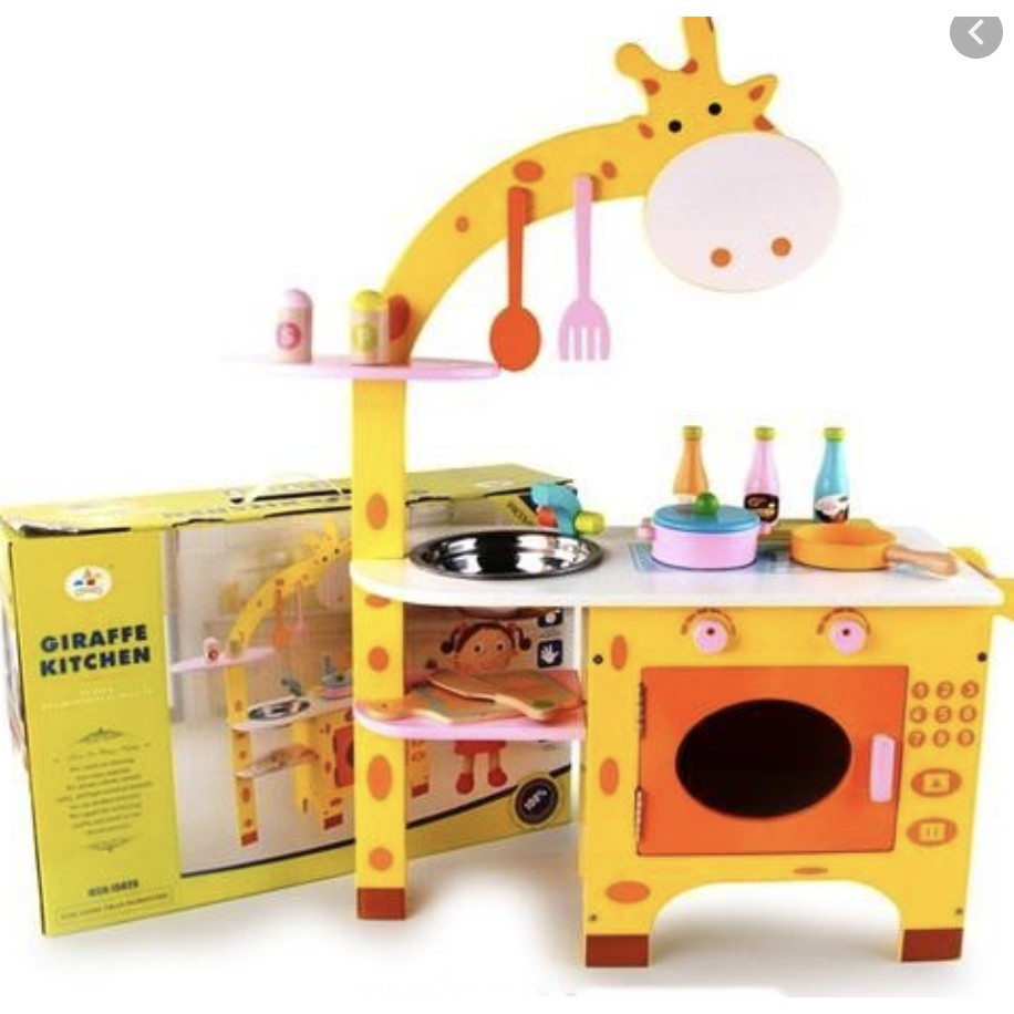 Giraffe Kitchen Wooden-made | Shopee Philippines