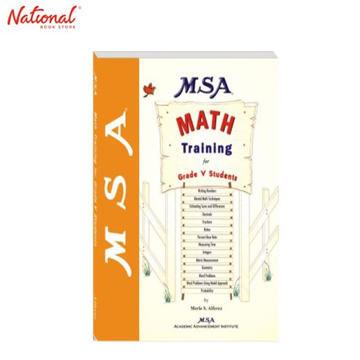 Msa Math Trng For Gr 5 Student National Book Store | Shopee Philippines