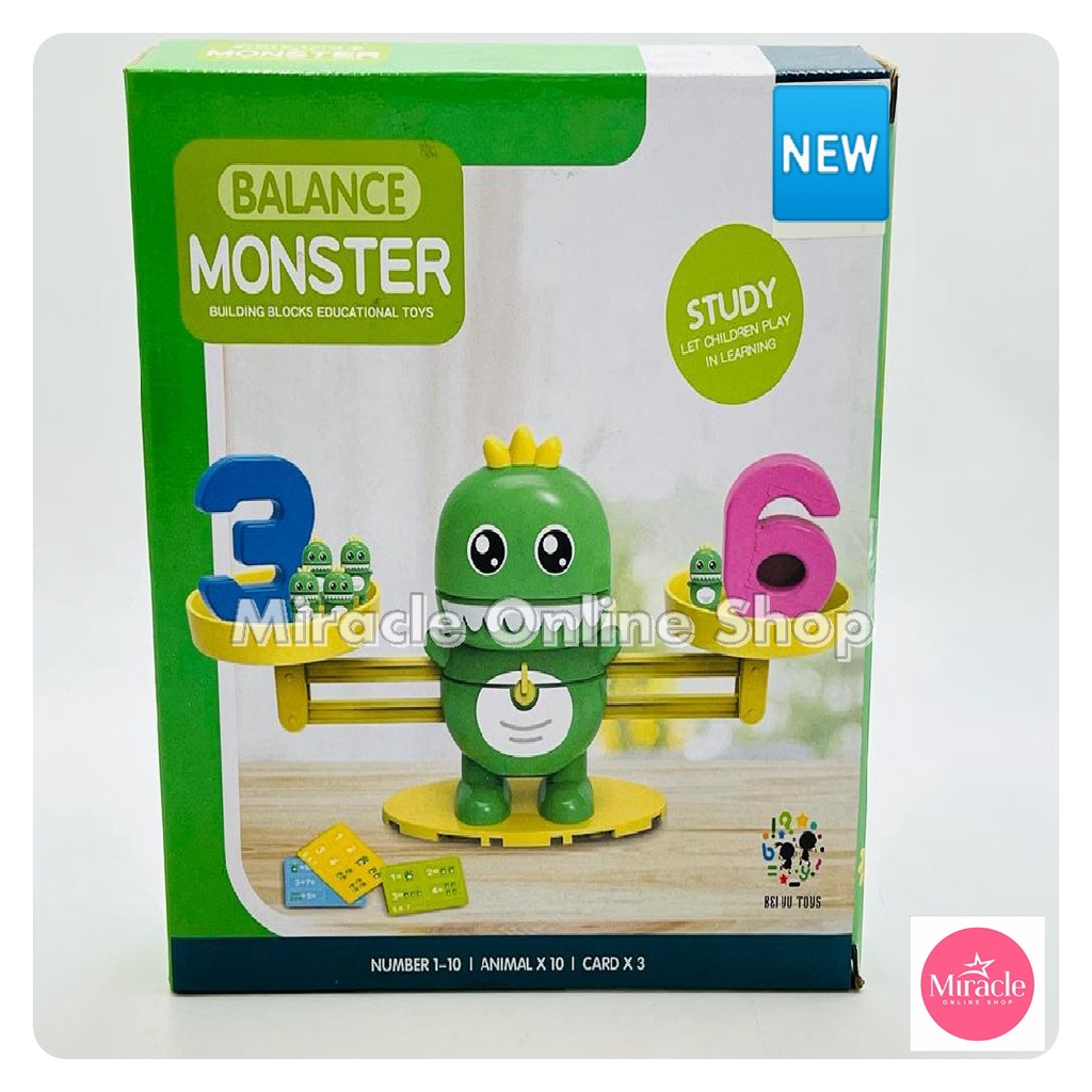 Balance match Mathematics Learning Toy - Monster | Shopee Philippines