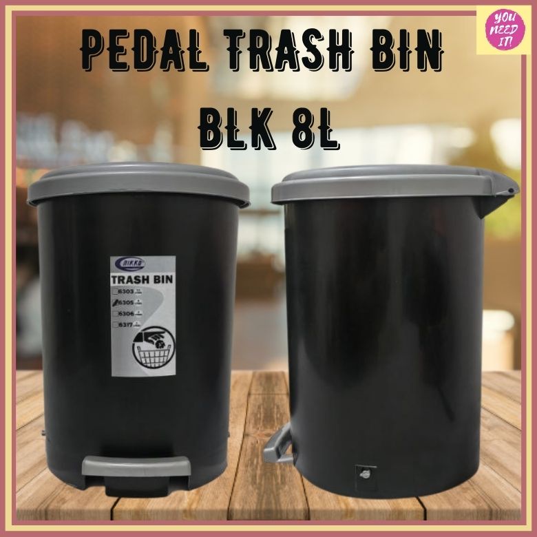 8L PEDAL TRASH BIN / TRASH BIN WITH PEDAL | Shopee Philippines