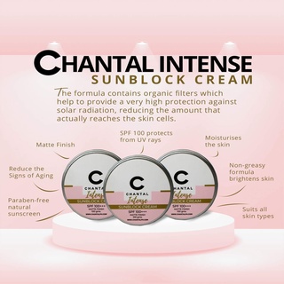TRIO BUNDLE CHANTAL INTENSE SUNBLOCK Cream | Limit The Appearance Of ...