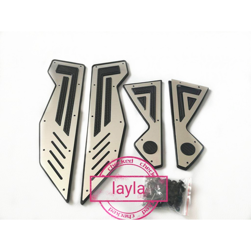 SKY YAMAHA NMAX Foot board Matting With Complete Bolts And Nuts ...