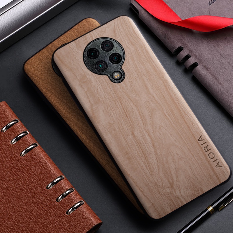Case for Xiaomi Poco F2 Pro Redmi K30 Pro Ultra funda bamboo wood ...