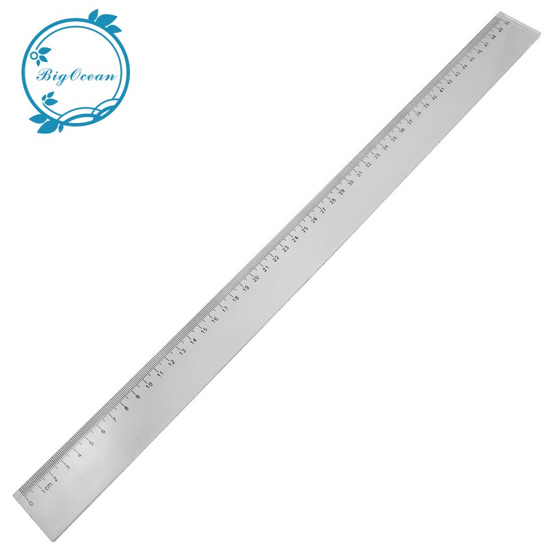 COD 50cm Clear Plastic Measuring Long Straight Centimeter Ruler JKPH ...