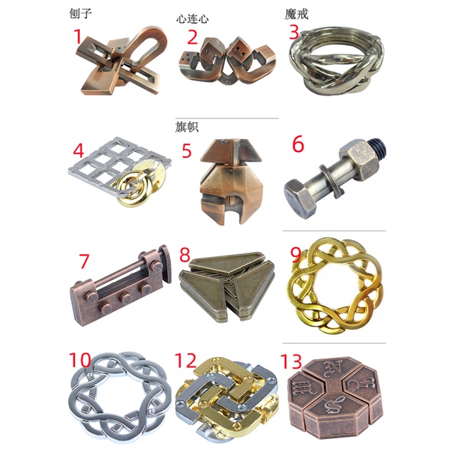 Intellectual zinc alloy unlocks brain-burning high IQ puzzle metal ...