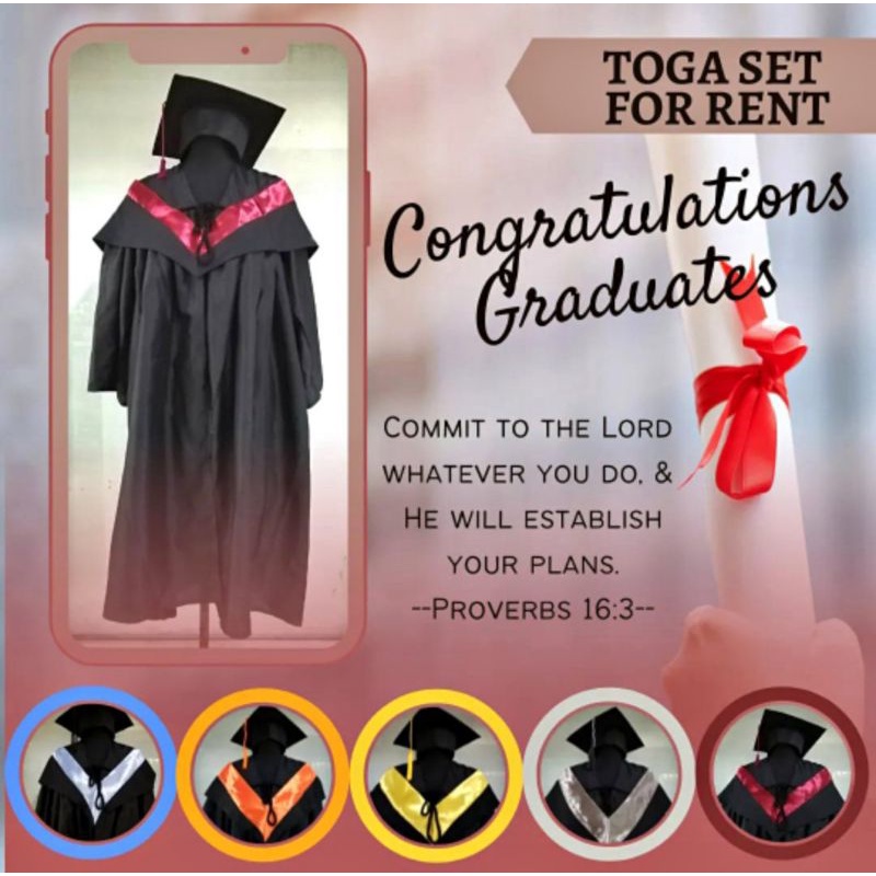 Graduation Toga for your OOTD | Shopee Philippines