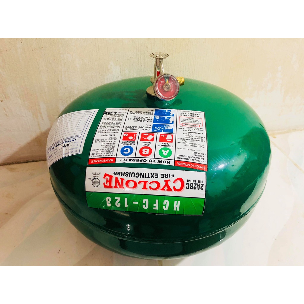 Fire Extinguisher HCFC-123 20lbs Ceiling Type CYCLONE | Shopee Philippines