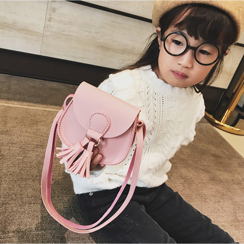 Lovely Shoulder bag kids bag Girls Mini Bag Cute Tassel Small Coin ...