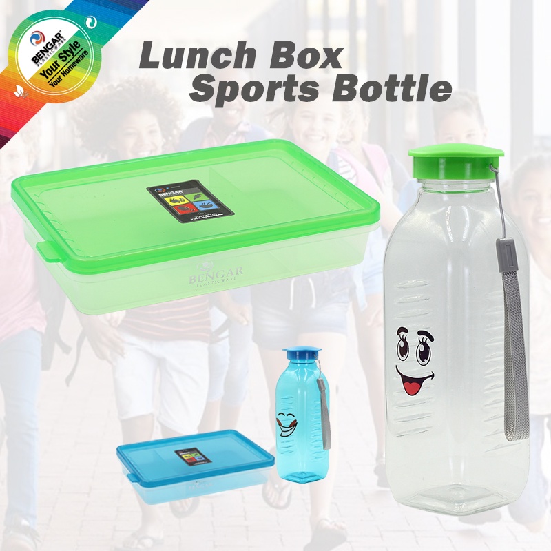 BENGAR PLASTICWARE Lunch Box Food Storage Bento Container Tumbler ...