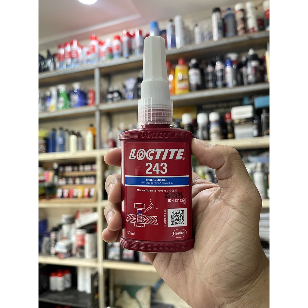 Loctite 243 MEDIUM STRENGTH OIL TOLERANT THREADLOCKER 50ML REPLICA ...