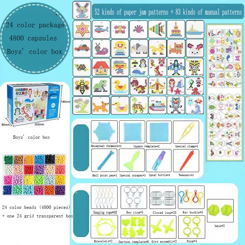 Children's water mist magic BEADS HANDMADE water sticky beads for boys ...