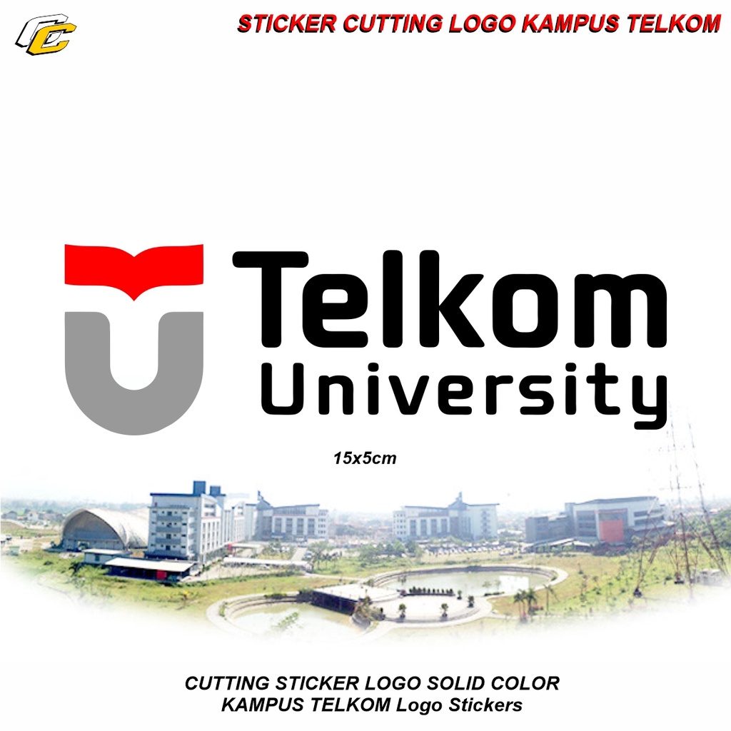 Telkom CAMPUS LOGO CUTTING STICKER | Telkom UNIVERSITY LOGO CUTTING ...