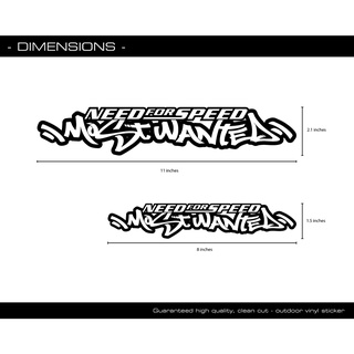 Need for Speed Most Wanted logo cutout sticker | Shopee Philippines