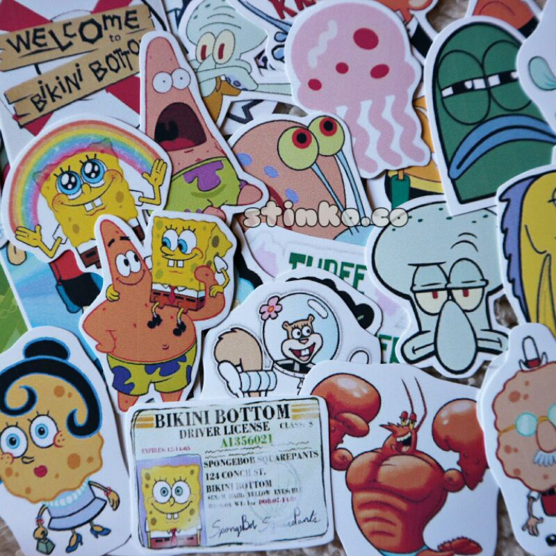 [30PCS] Sticker SPONGEBOB SQUAREPANTS Contents 30 PATRICK STAR STICKER ...