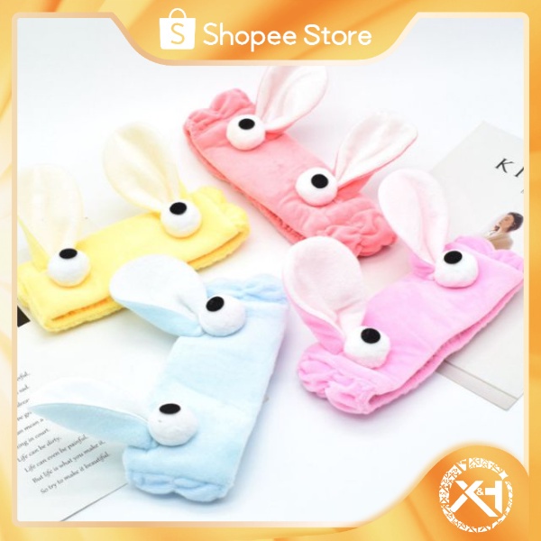 (COD) bunny eye turband headband assorted color hair band hair ...