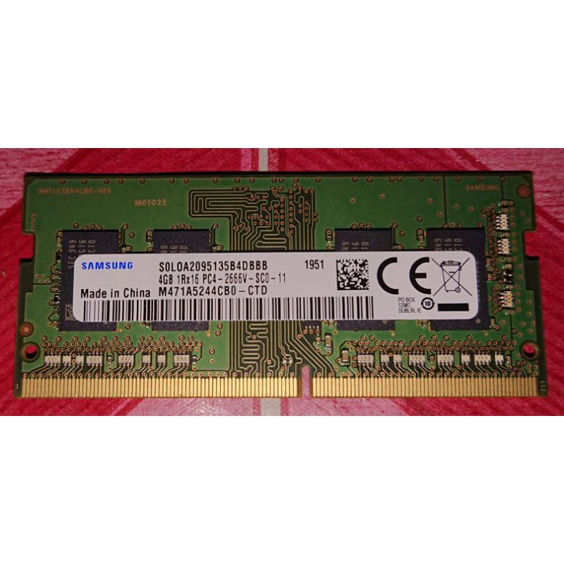 Ram Laptop Sodimm Ddr4 2666 Used | Shopee Philippines