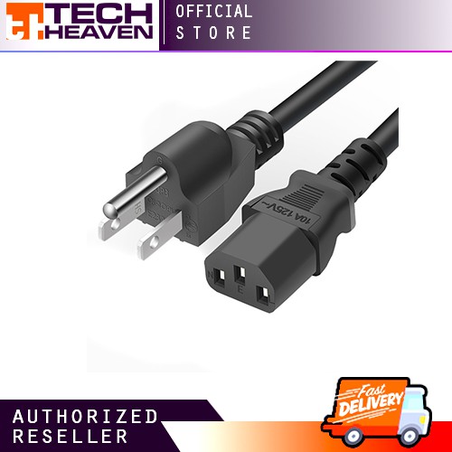 WIRES GENERIC COMPUTER POWER CORD (1 METER) | Shopee Philippines