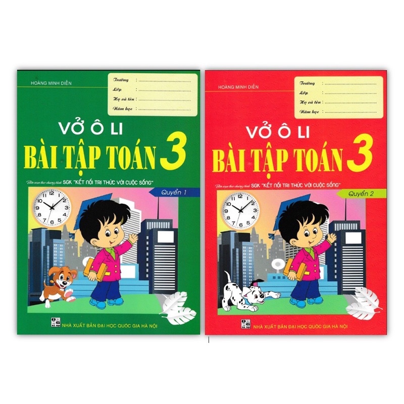 TRI Book - (Combo of 2 volumes) Grade 3 Math Exercises Notebook ...