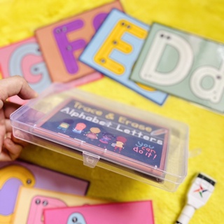 Trace & Erase Alphabet letters Numbers laminated flashcards | Shopee ...