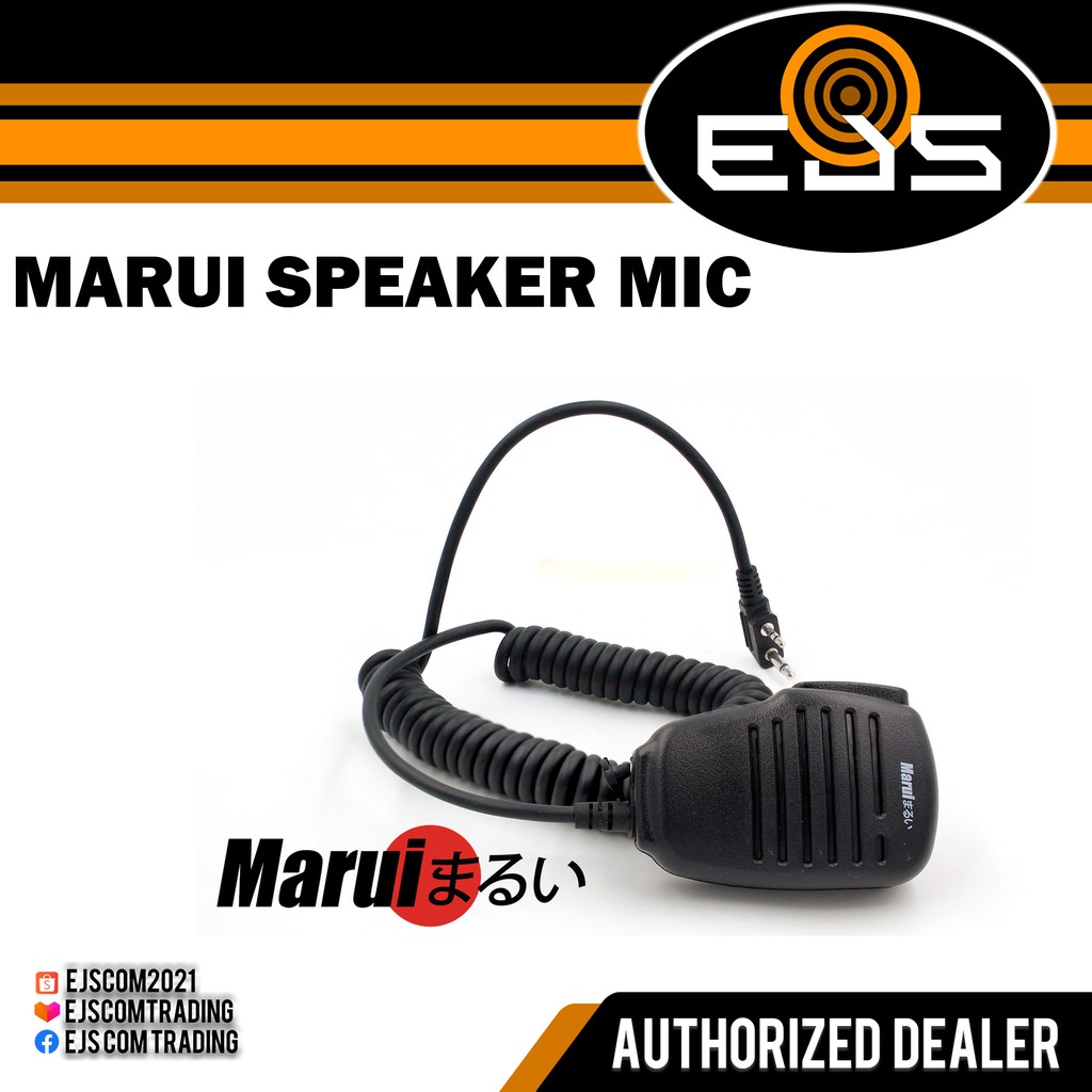 MARUI SPEAKER MIC FOR MOTOROLA ICOM AND KENWOOD FOR PORTABLE RADIO ...
