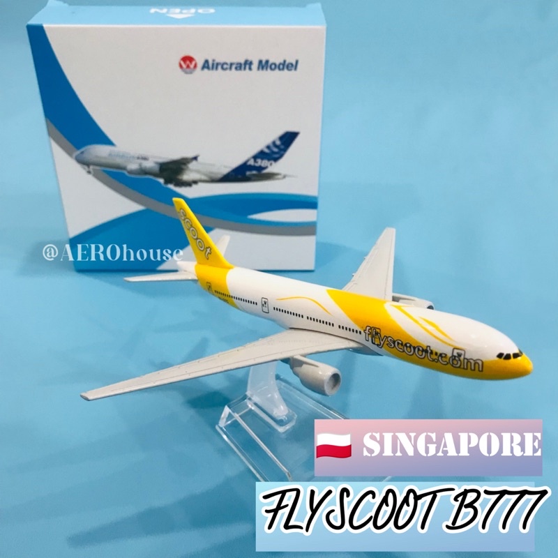 Latest Aeroplane/Aircraft Model-Flyscoot B777 | Shopee Philippines