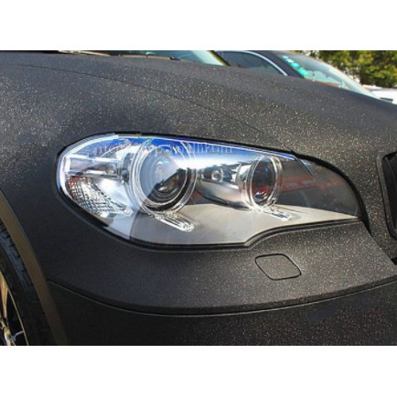 matte Black Glitter Diamond Shiny Vinyl Films Wrap Car Sticker Auto ...