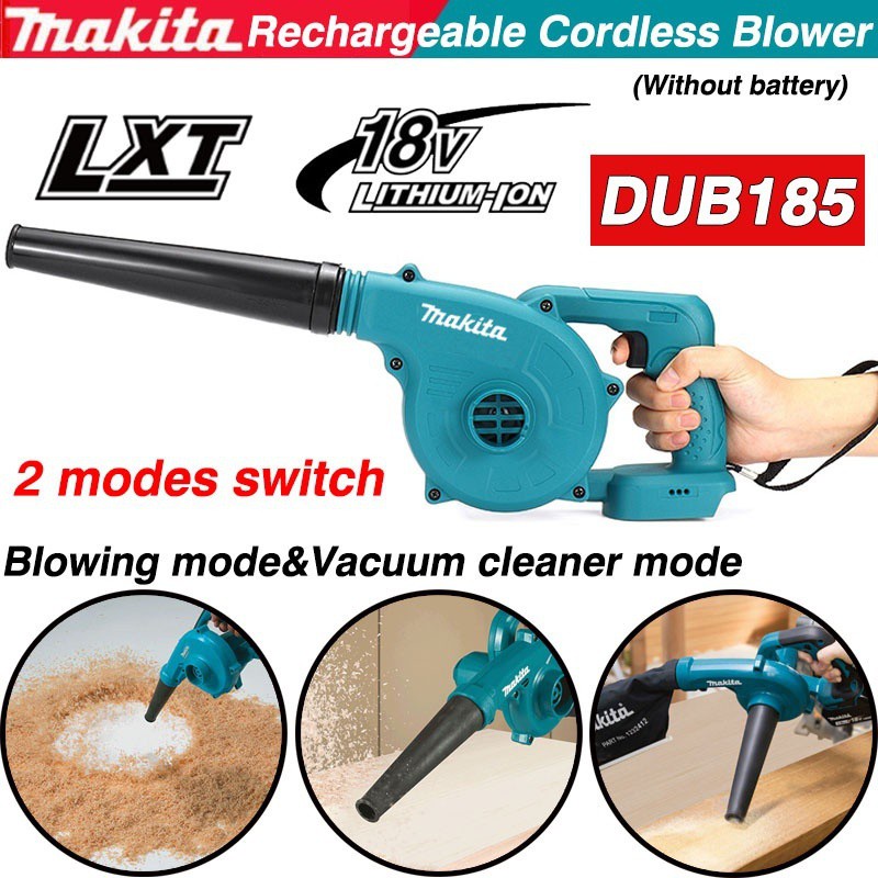 2021Top Quality Makita 18V DUB185 2 In 1 Rechargeable New Cordless Blower Electric Air Vacuum ...
