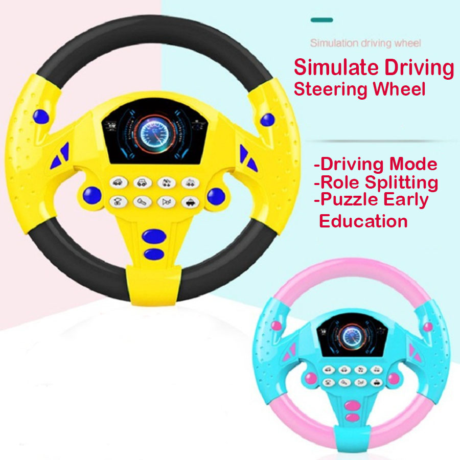 Music Simulation steering wheel early educational intelligent for Kids ...